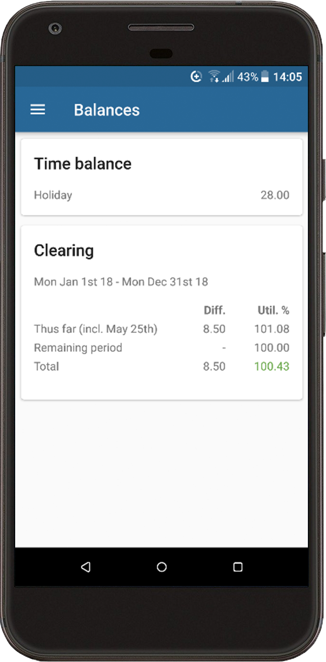 iCORE Hours App - English User Guide (Android)